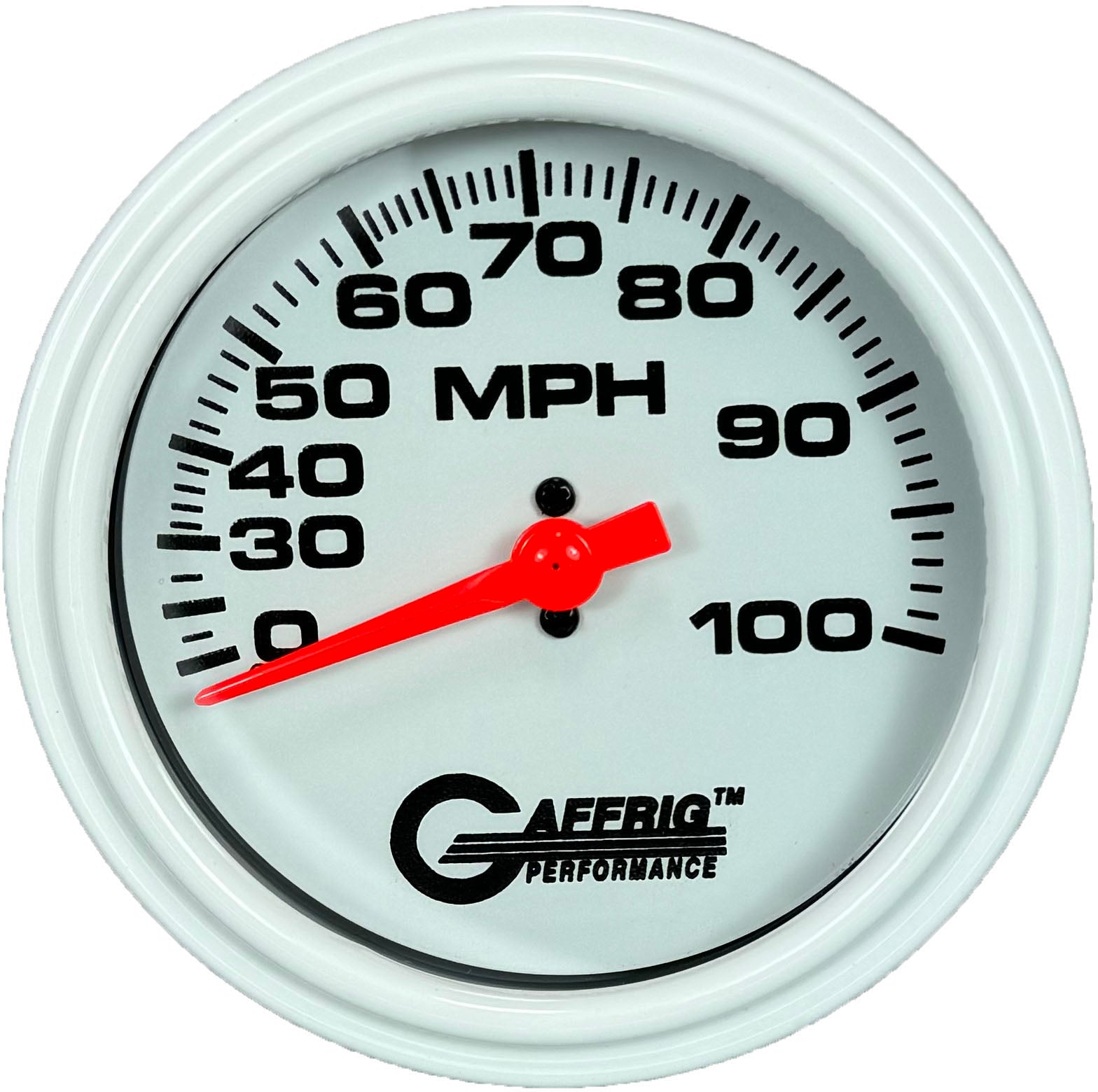 GAFFRIG PART #194506 3 3/8 INCH MECHANICAL DRY SPEEDOMETER GAUGE 100 M